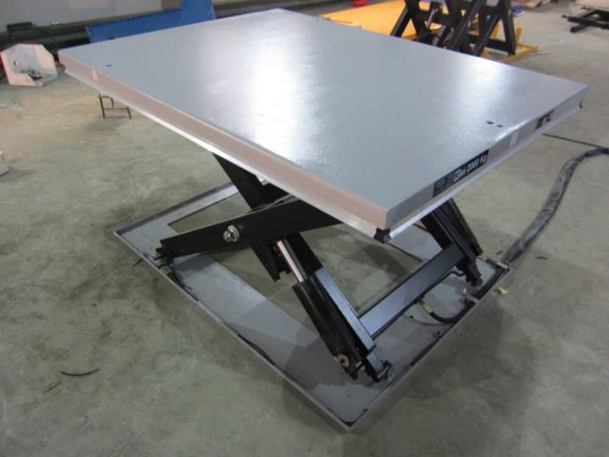 500 Lb Super Low Profile Lift Table Motorized Powered Hyd Lift Tables