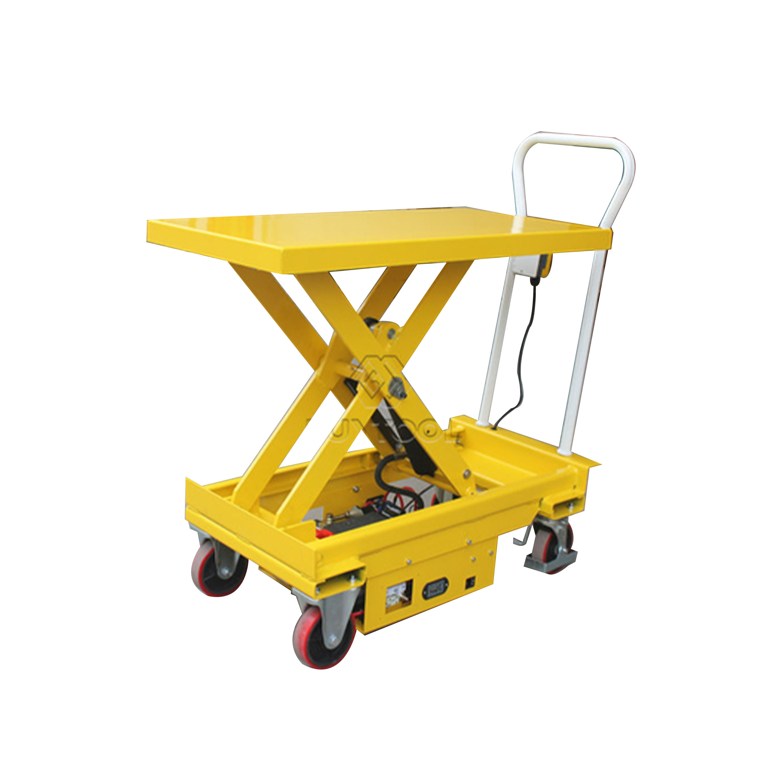 ES Series Scissor Q345B Electric Mobile Lift Table Trolley Portable ...