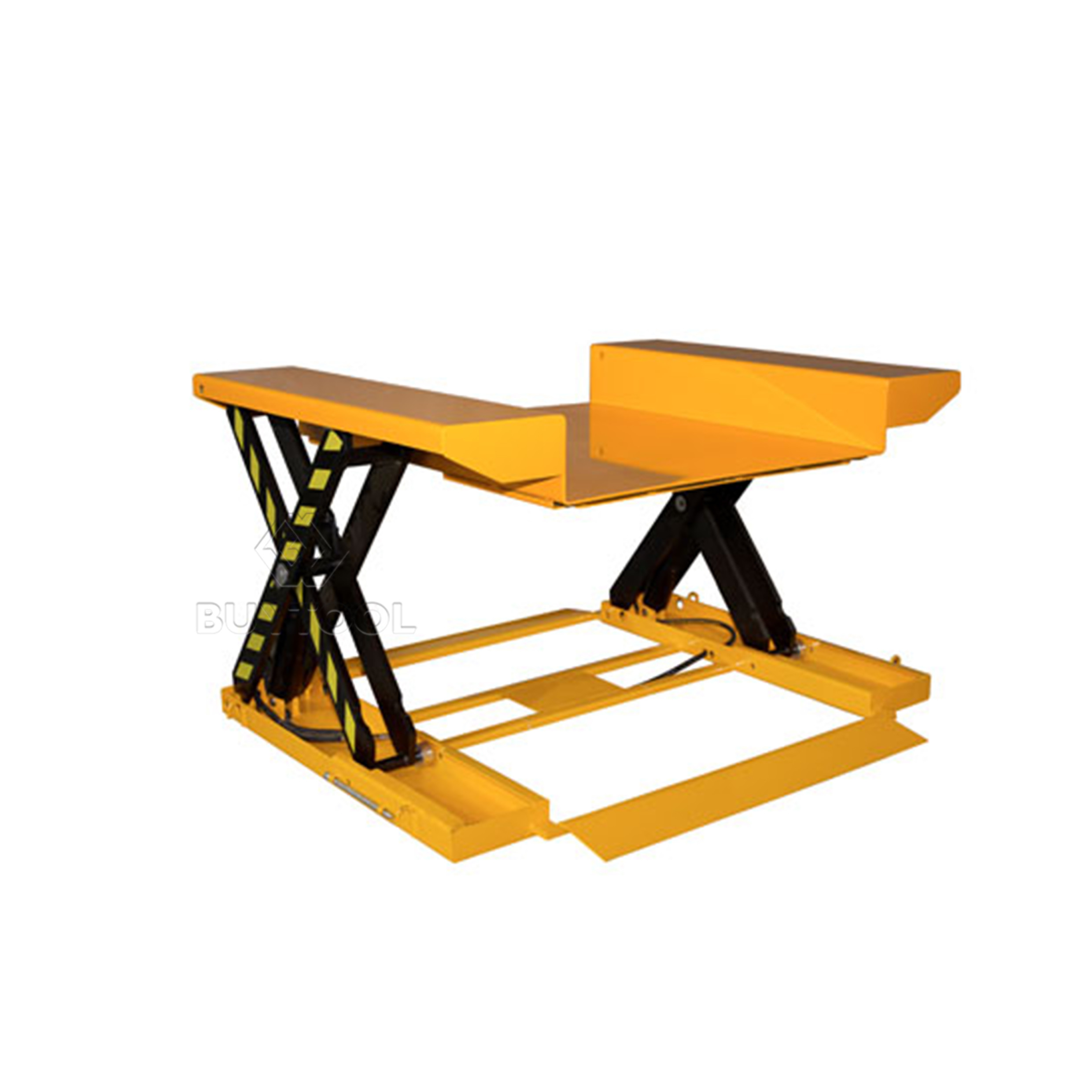 low profile electric hydraulic scissor lift table 1000kg 2000 lb with ...