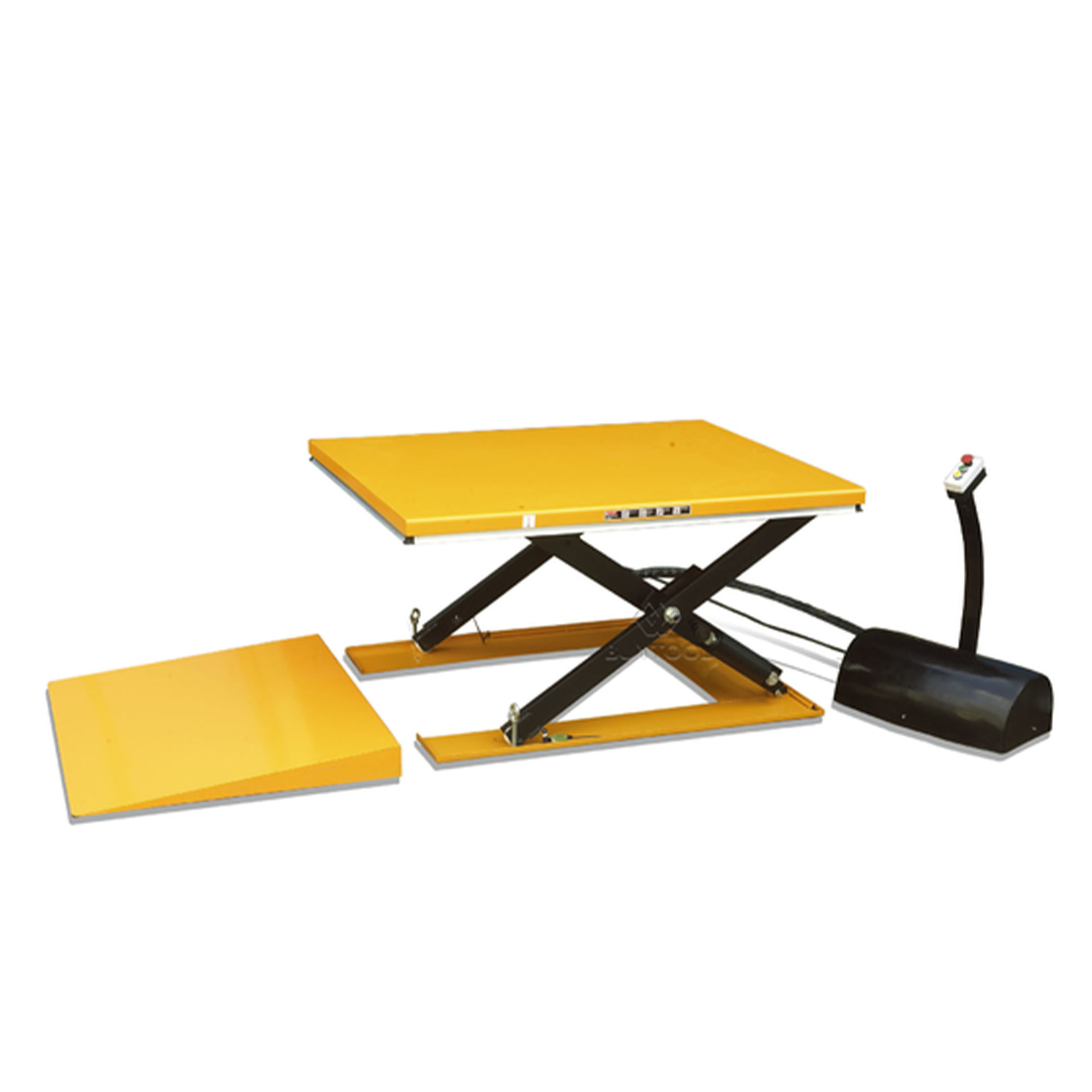 500 Lb Super Low Profile Lift Table Motorized Powered Hyd Lift Tables